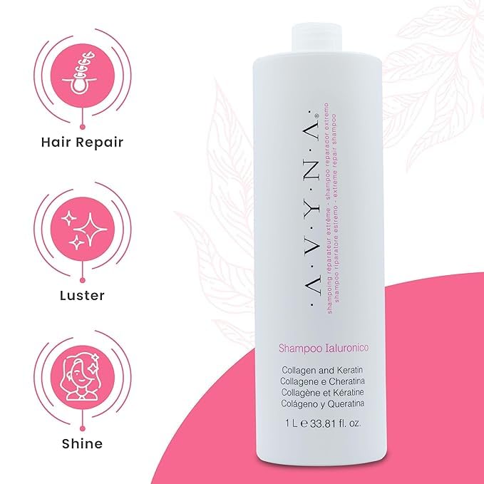 Shampoo AVYNA Ialuronico 1000 ML – Meriti Cosmetics